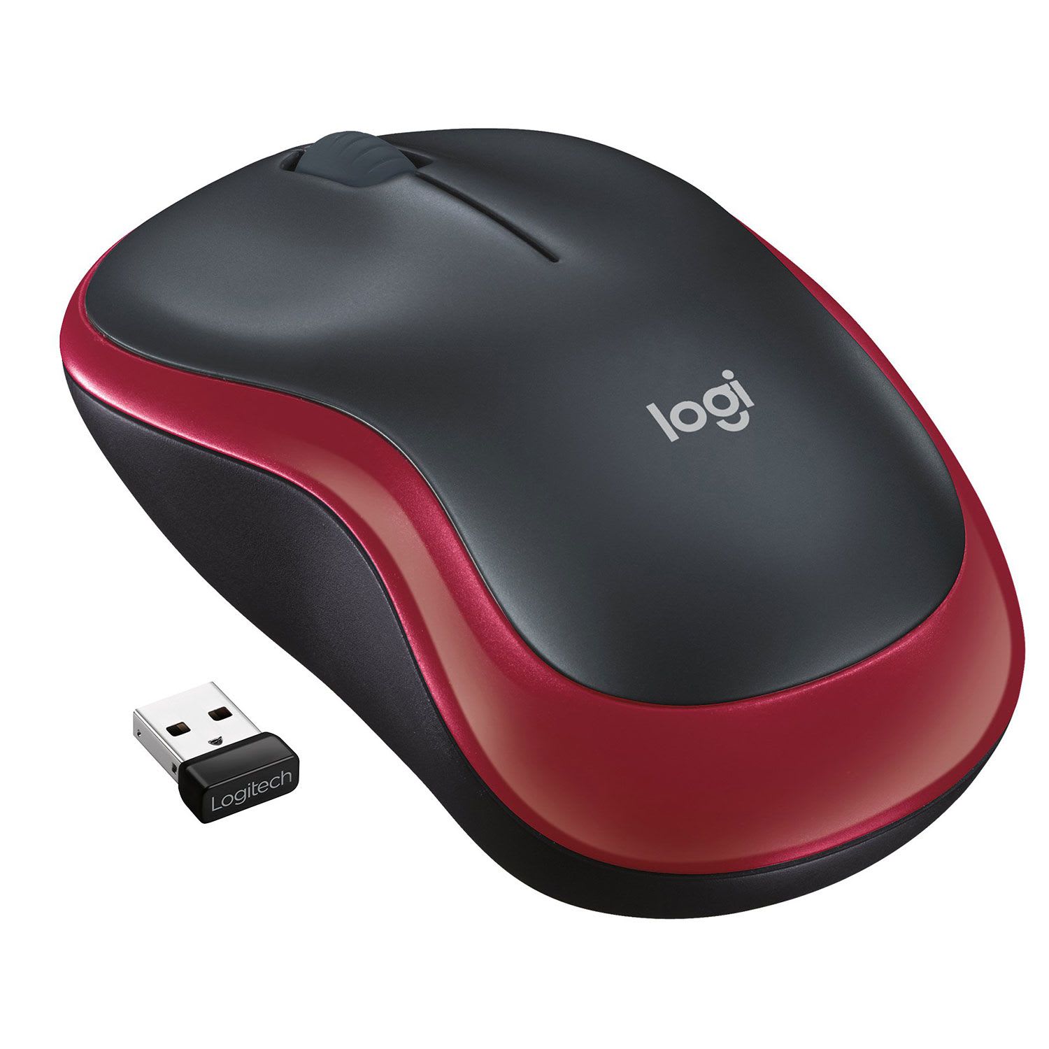 Wireless Mouse M185 Red | Plaisio.gr