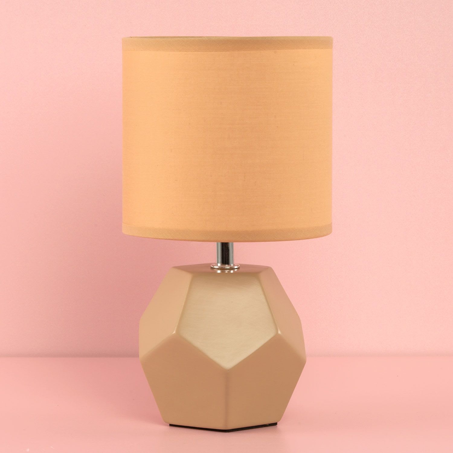 Επιτραπέζιο Φωτιστικό Με Καπέλο Beige | Plaisio.gr