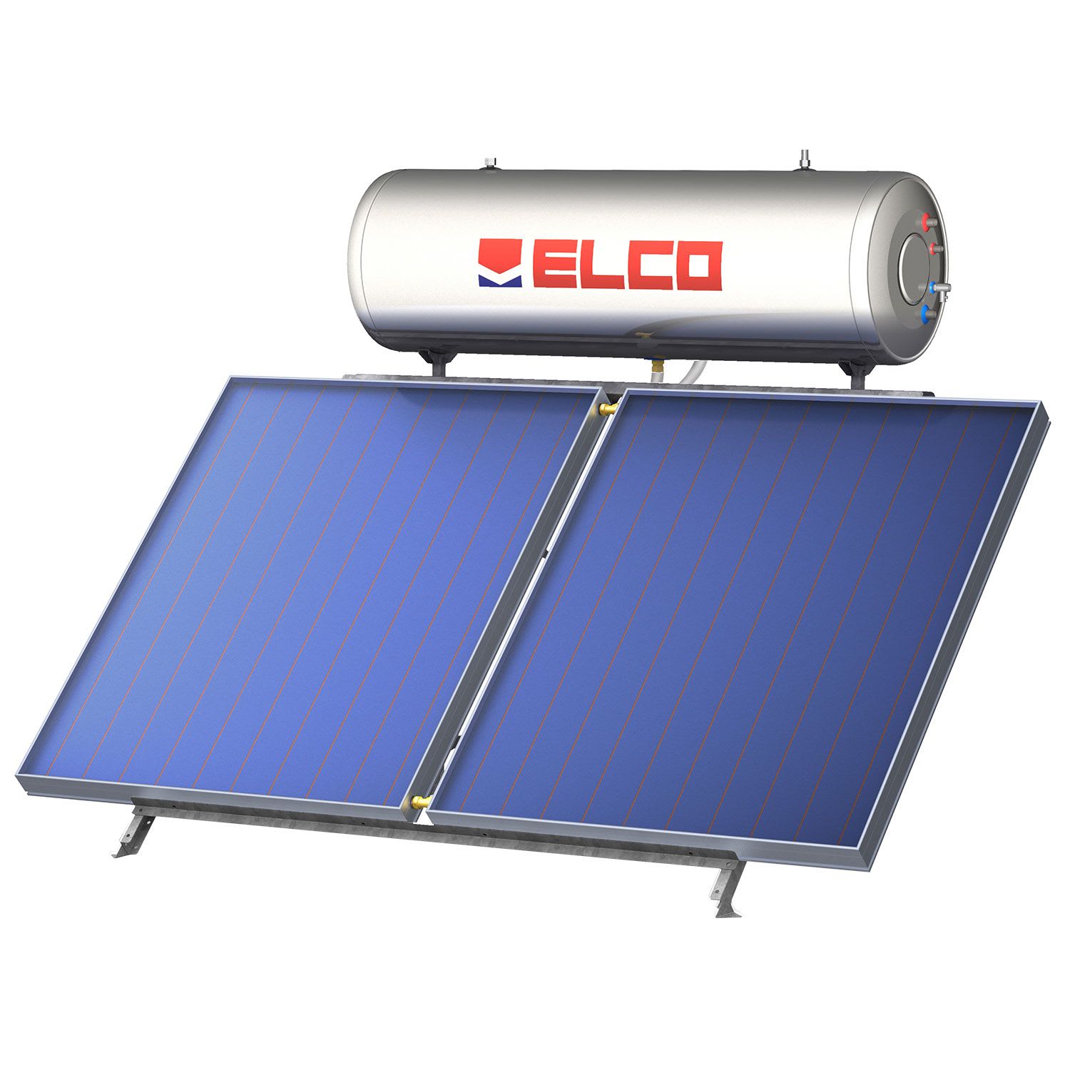 Elco Ηλιακός Θερμοσίφωνας Sol-Tech S2 200L/3.6τμ Διπλής Ενέργειας ...