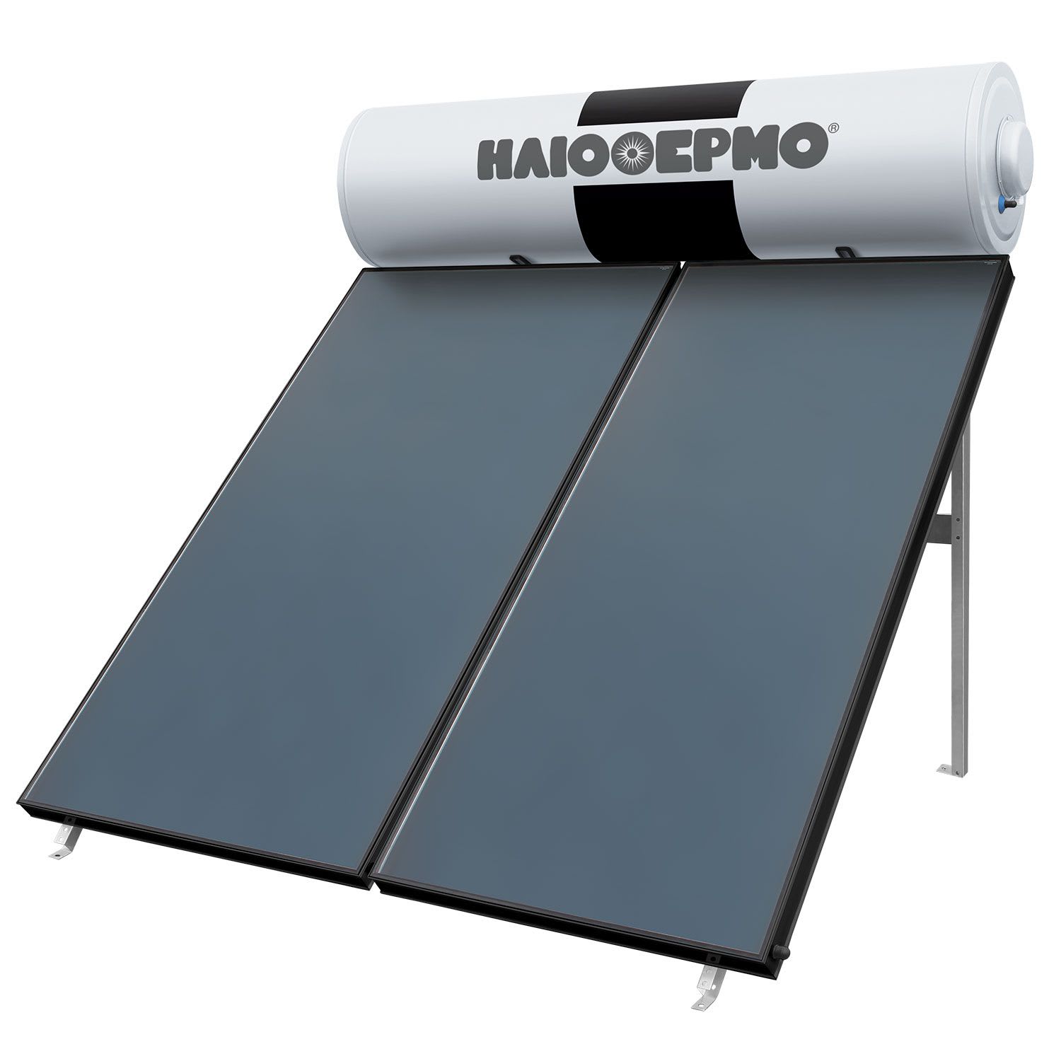 Sole Ηλιακός Θερμοσίφωνας ΗΛΙΟΘΕΡΜΟ Eco 200L/3τμ Διπλής Ενέργειας ...