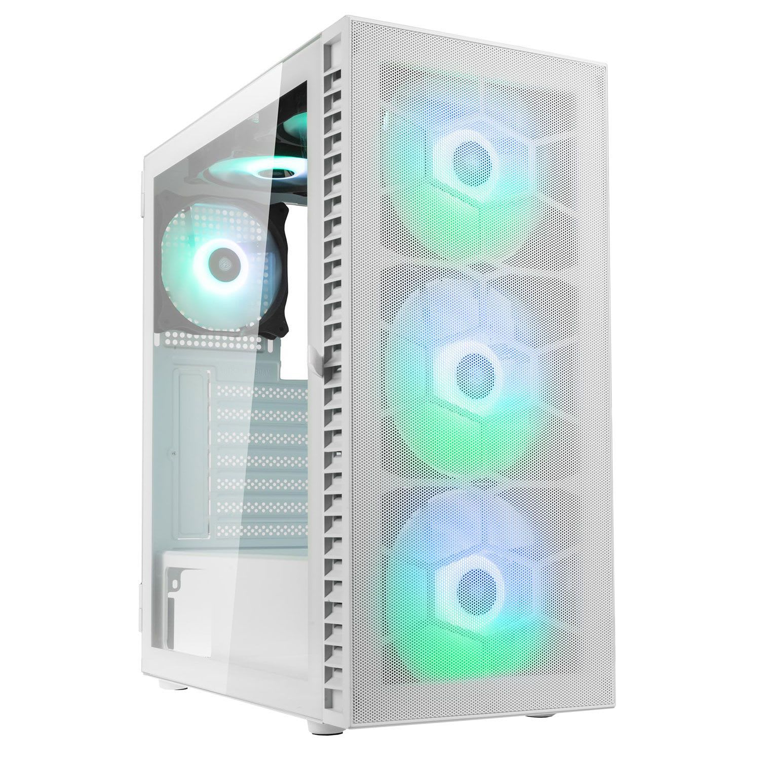 Case Observatory HF Mesh White Midi Tower | Plaisio.gr