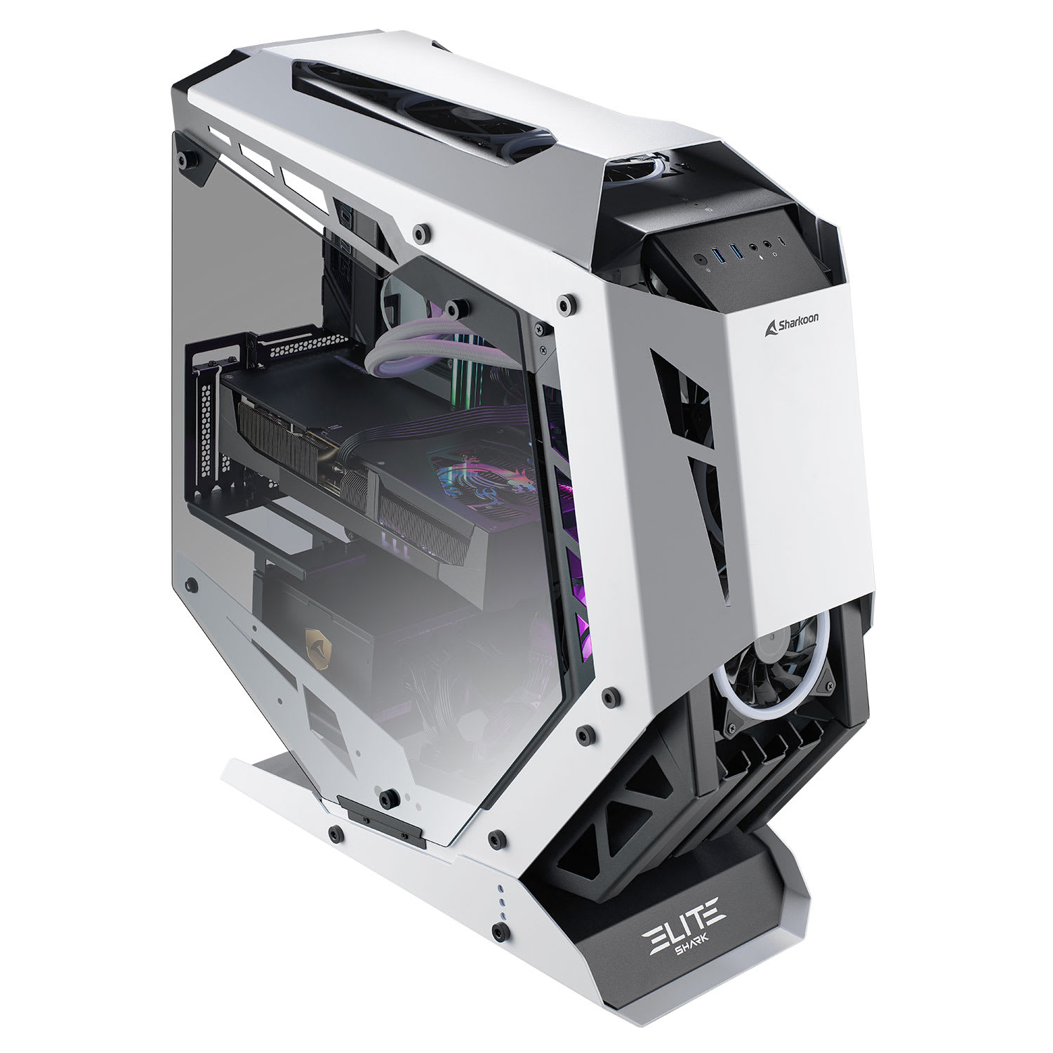 Turbo-X GenX Elite Shark X Desktop (AMD Ryzen 9 9950X3D/96 GB/2 TB/RTX ...