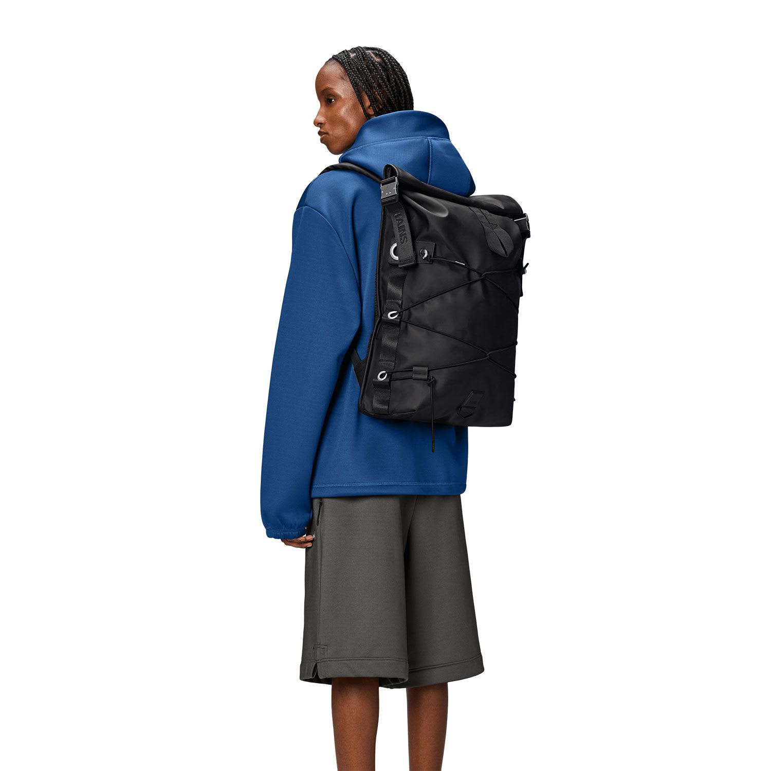 Trail Cord Rolltop Backpack Black | Plaisio.gr