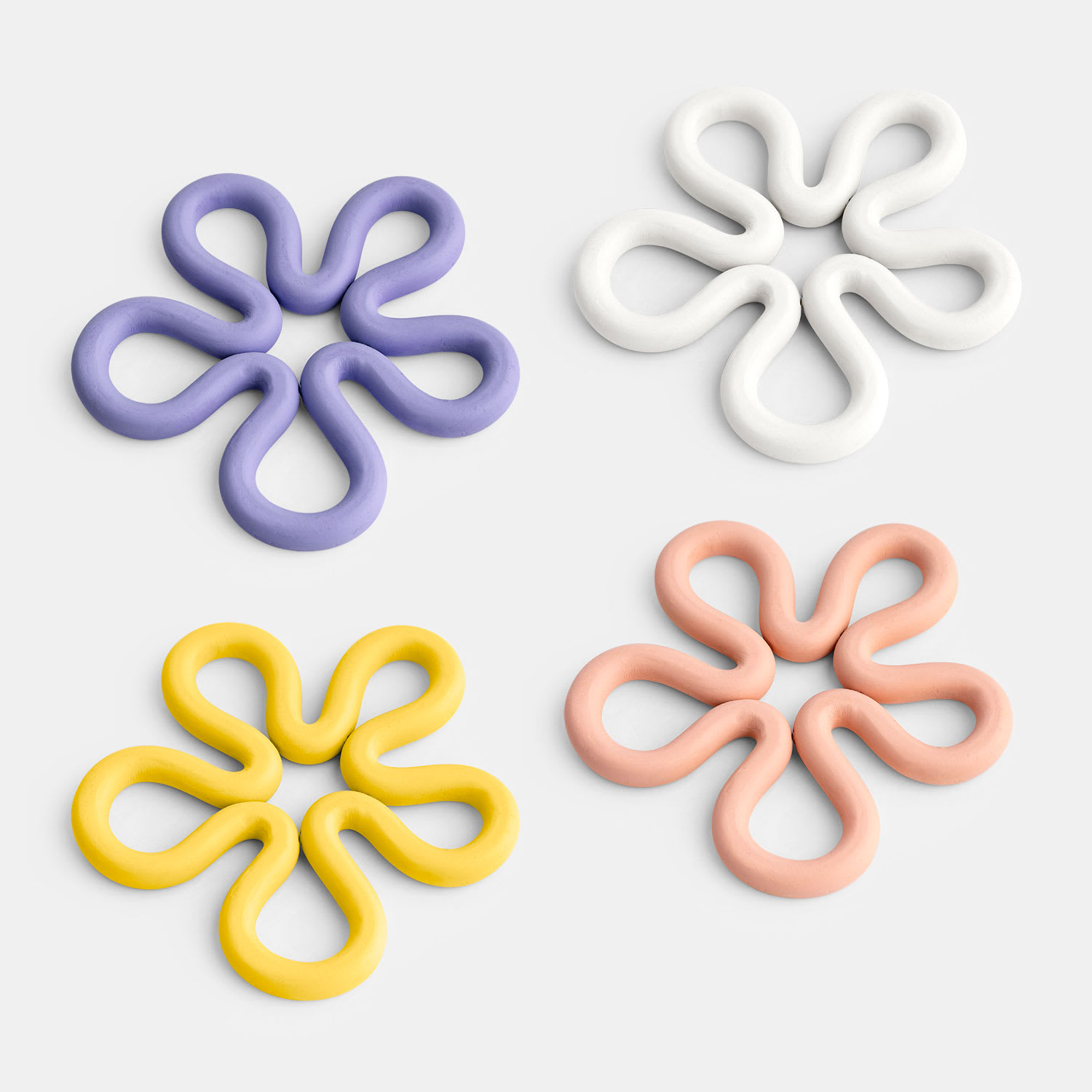 Σετ Σουβέρ Λουλούδια 4Τεμ Wild Poetry Sentio | Plaisio.gr