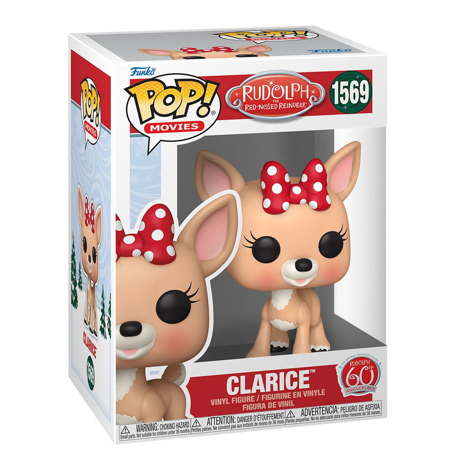 Funko Pop! Movies: Rudolph The Red-Nosed Reindeer - Clarice #1569 ...